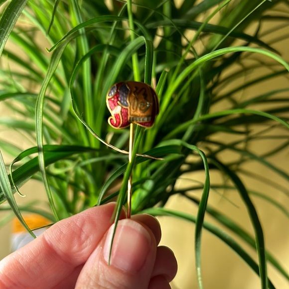 Jewelry | Cloisonn Elephant Stick Or Hat Pin | Poshmark